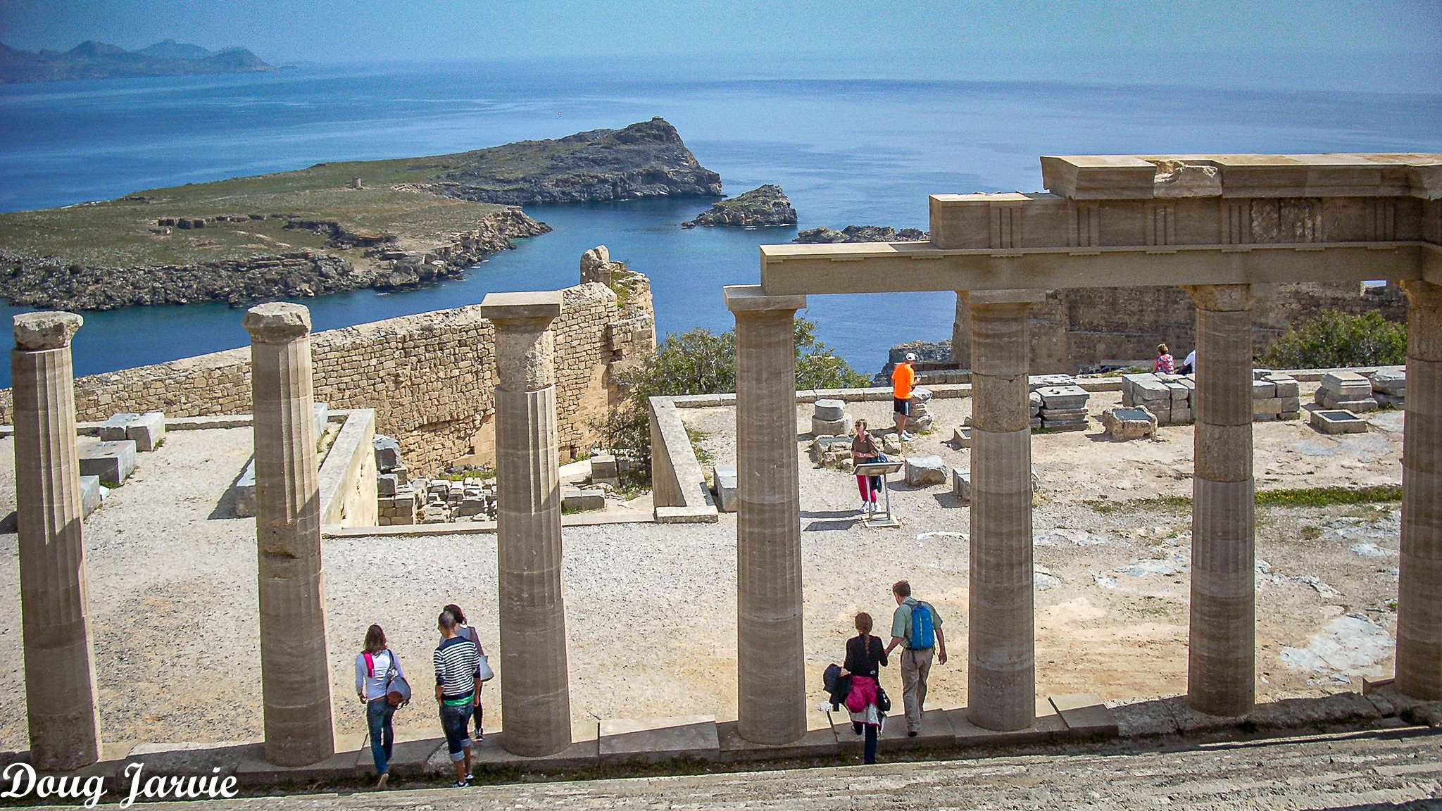 Lindos Acropolis – Where do you want to go today?